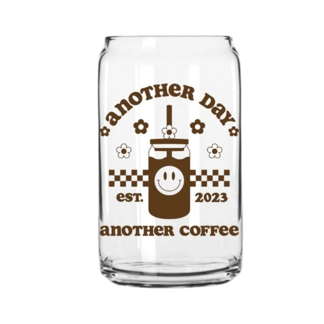 Another Coffee Glass Can Cup – Sunshine and Coffee Co.